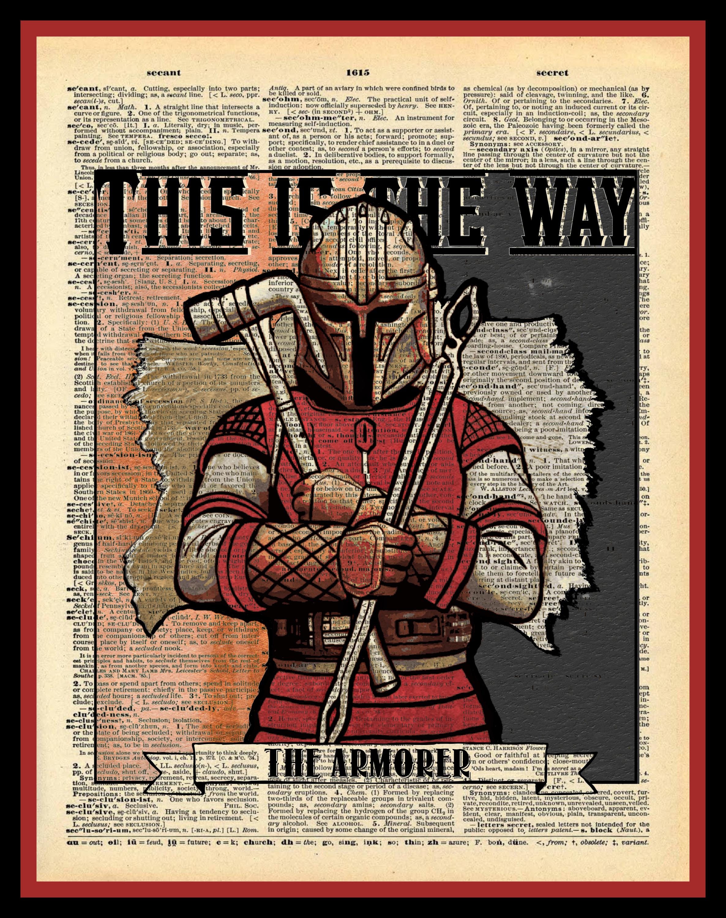 Buy 2 Get 1 Free Mix & Match The Armorer Mandalorian Star Wars Fan Art ...